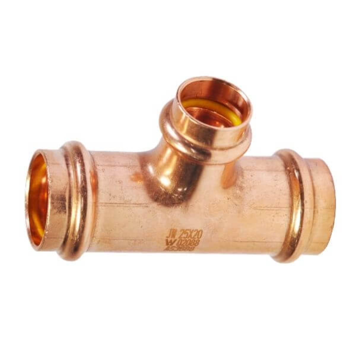 Copperpress Gas Tee Reducing 50 x 50 x 25