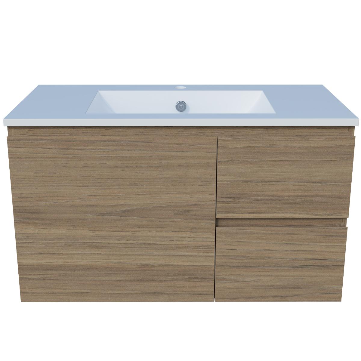 Timberline Nevada 900mm Wall Hung Vanity with Alpha Ceramic Top