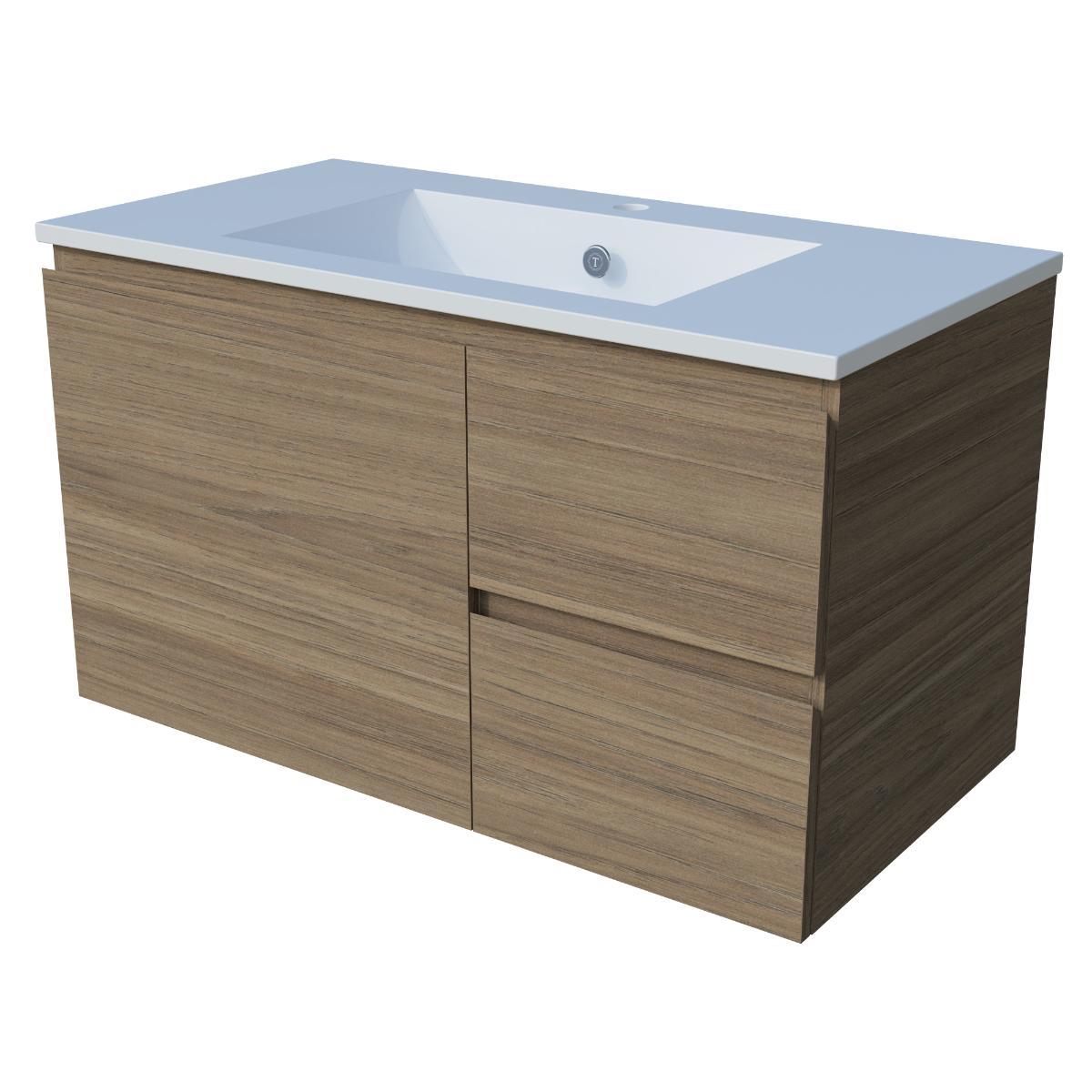 Timberline Nevada 900mm Wall Hung Vanity with Alpha Ceramic Top