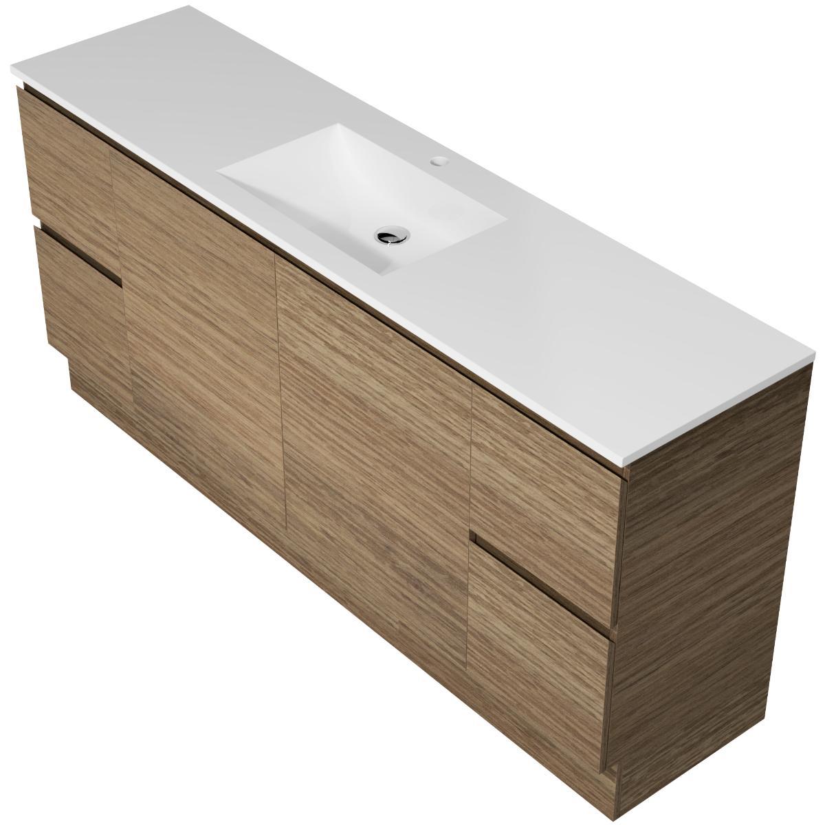 Timberline Nevada 1800mm Floor Standing Vanity with Regal Top