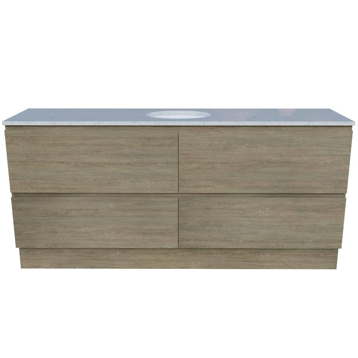 Timberline Nevada Plus 1800mm Floor Standing Vanity with Silk Surface ...