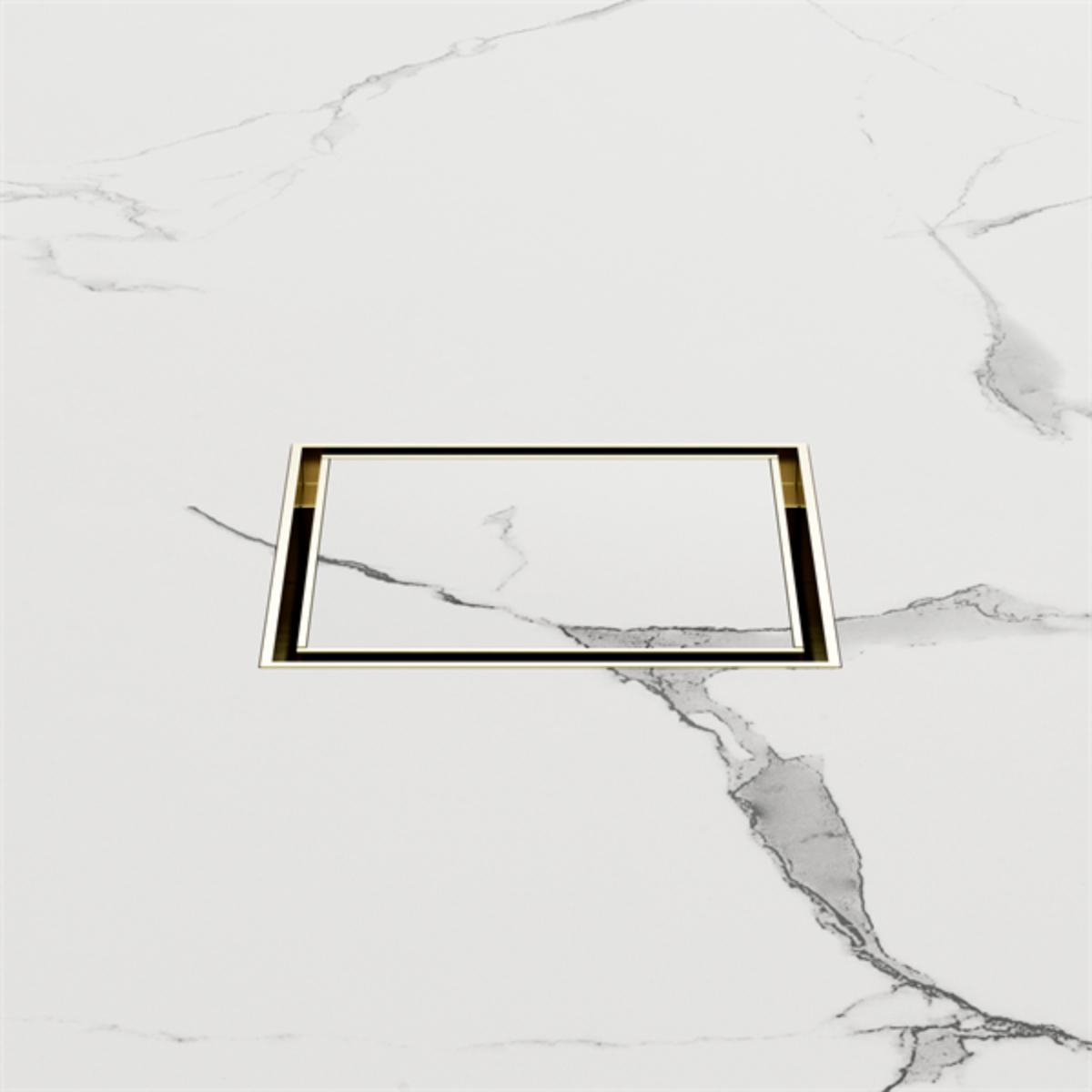 Nero Tile Insert Floor Waste 50mm outlet - Brushed Gold