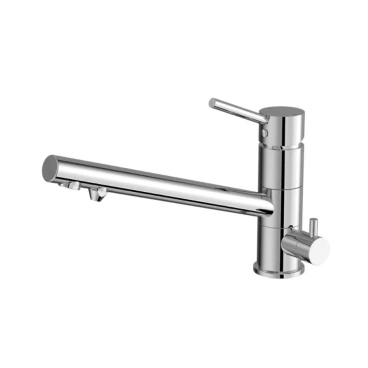 Nero Dolce Three-Way Kitchen Mixer Chrome