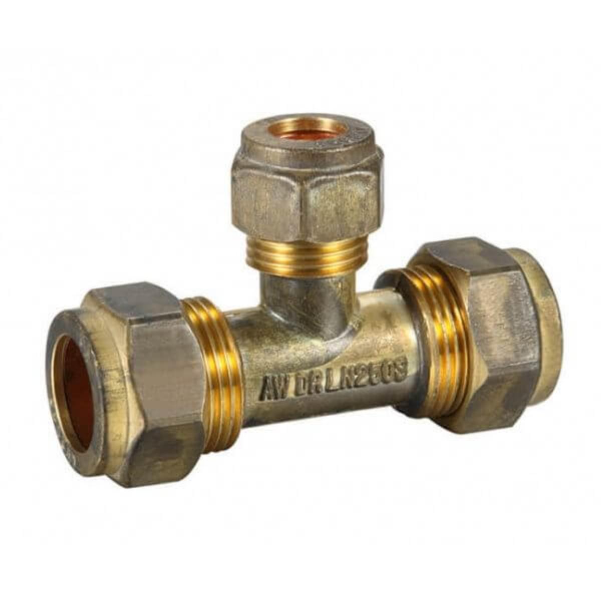 Copper Olive Comp Tee Red 20Cx20Cx15C O25 Yorktite